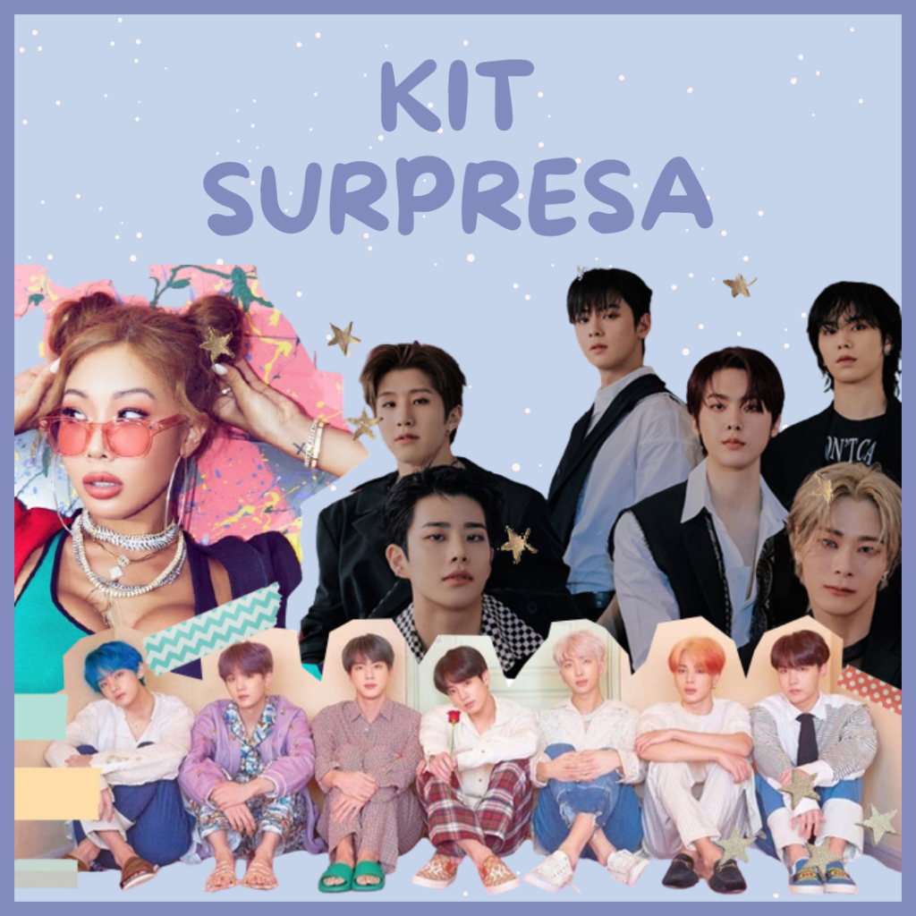 KIT FÃ SURPRESA KPOP FANMADE - TWICE STRAY KIDS BTS XLOV SHINEE e mais ...