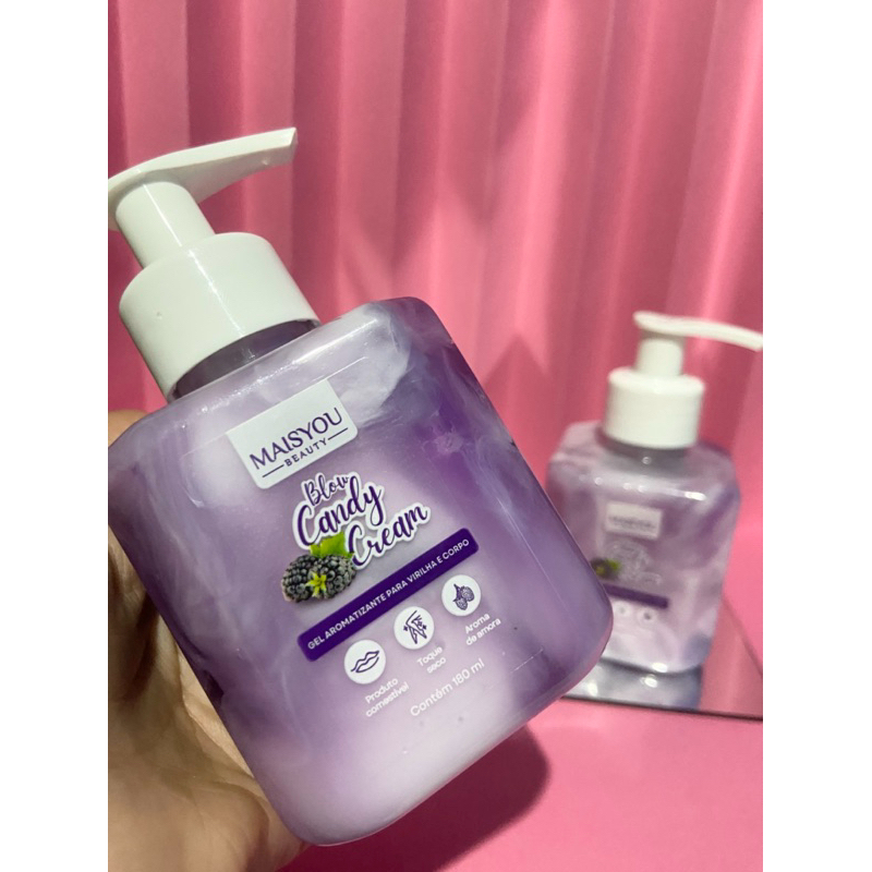 BLOW GEL CANDY CREAM AMORA GEL AROMATIZANTE E BEIJÁVEL PARA CORPO E ...