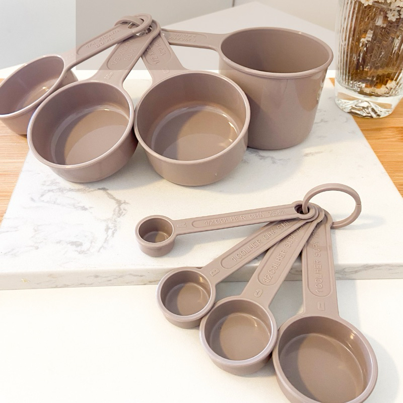 Kit Medidor Colher ou Xicara para Geladinho Receitas Bolos Massas ...