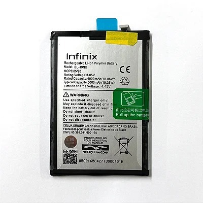 Bateria Para BL-49GX 5000mAh para Infinix Note 7 / Note 10 / Hot 11S ...