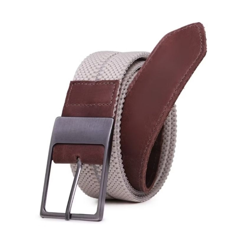 CINTO MASCULINO COURO 100% GENUÍNO ELASTANO LARGO RESISTENTE ...