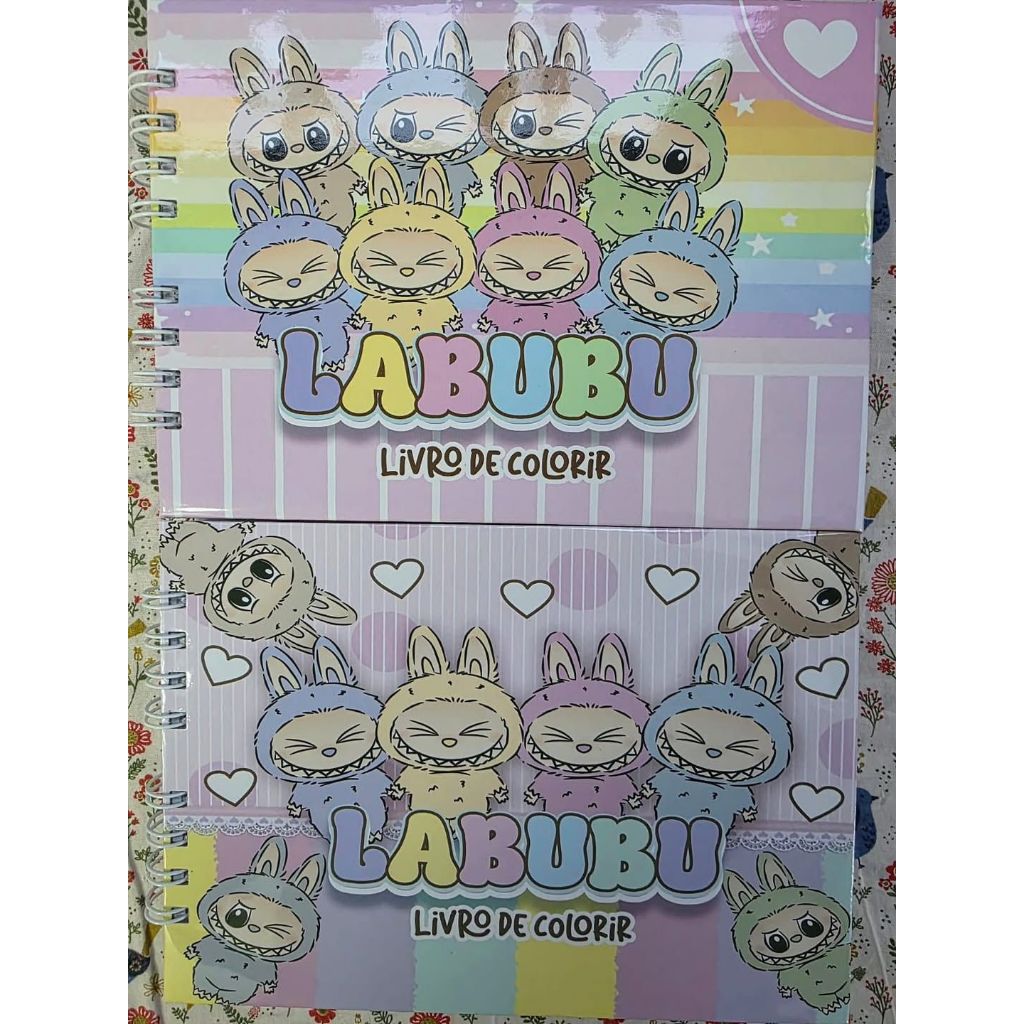 Livro De Colorir Labubu Capa Dura | Shopee Brasil