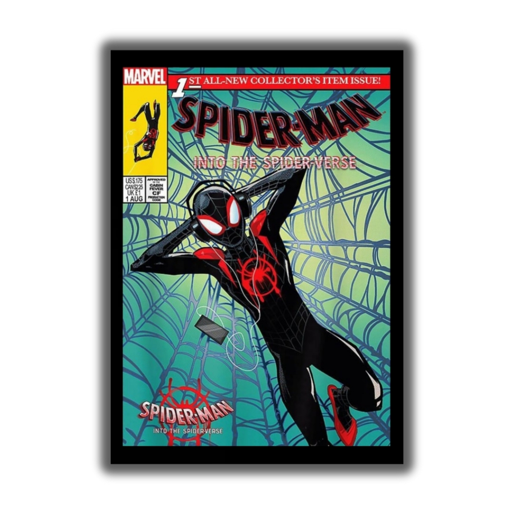 QUADRO COM MOLDURA HOMEN ARANHA SPIDER-MAN COLEÇÃO GIBI | Shopee Brasil