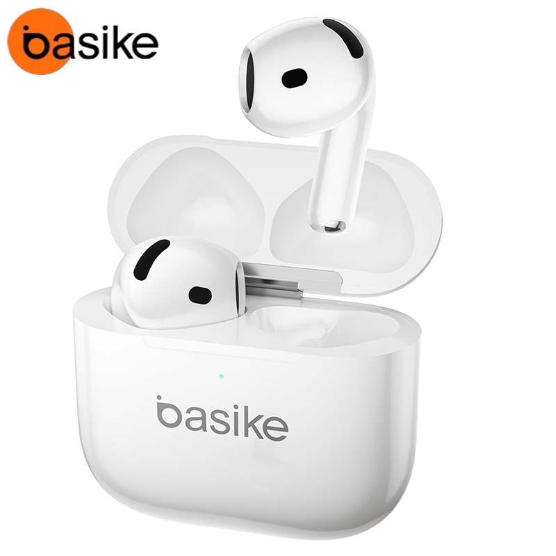BASIKE Fone De Ouvido Sem Fio Tws Bluetooth 5.4 HIFI 4 horas duração Ba ...