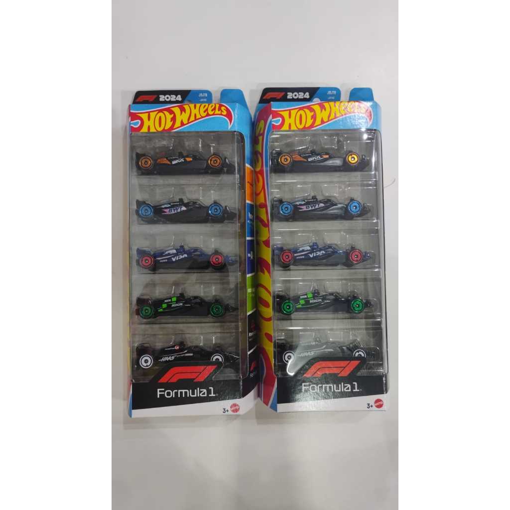 Hot Wheels Pack 5 Fórmula 1 2025 | Shopee Brasil