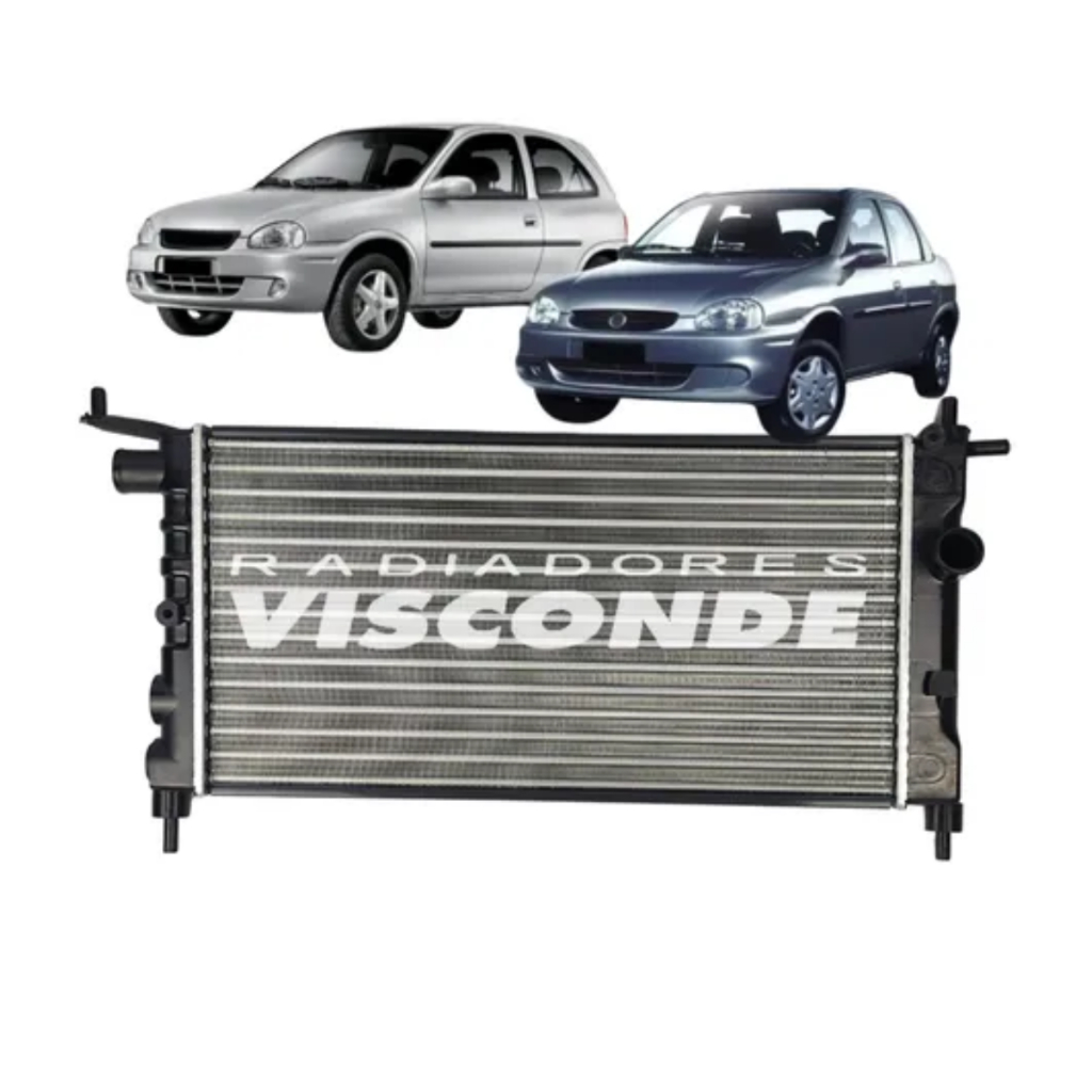 Radiador Visconde GM Corsa Classic 1.0 1.4 1.6 1994 1997 2000 2003 2006 2010 (RV2216) | Shopee ...