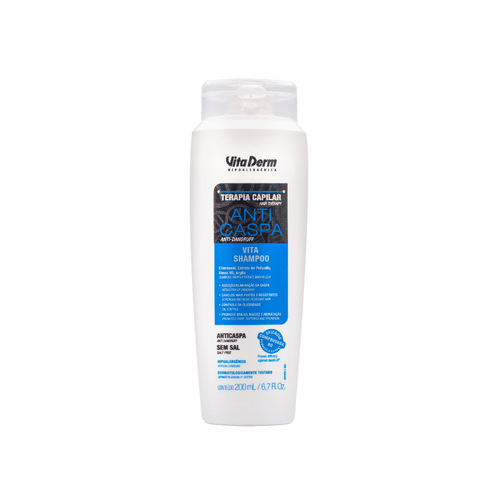 Shampoo Anticaspa 200ml – Controle da Oleosidade e Caspa | Não Remove ...