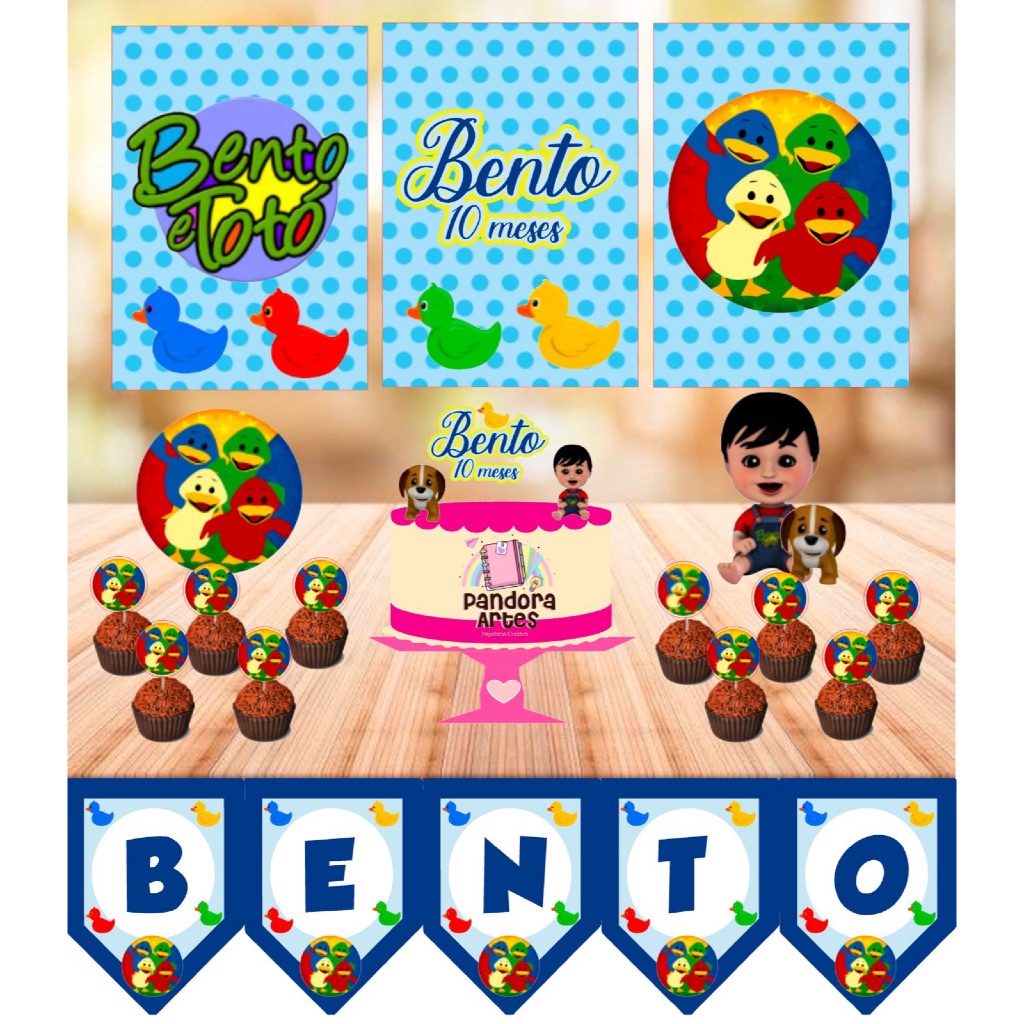 Bento e Toto | Shopee Brasil