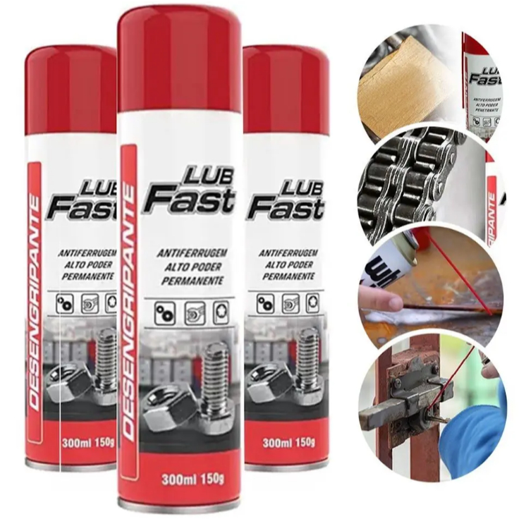 Fast Lube Desengripante Multiuso 300ml | Solta Parafusos e Protege ...