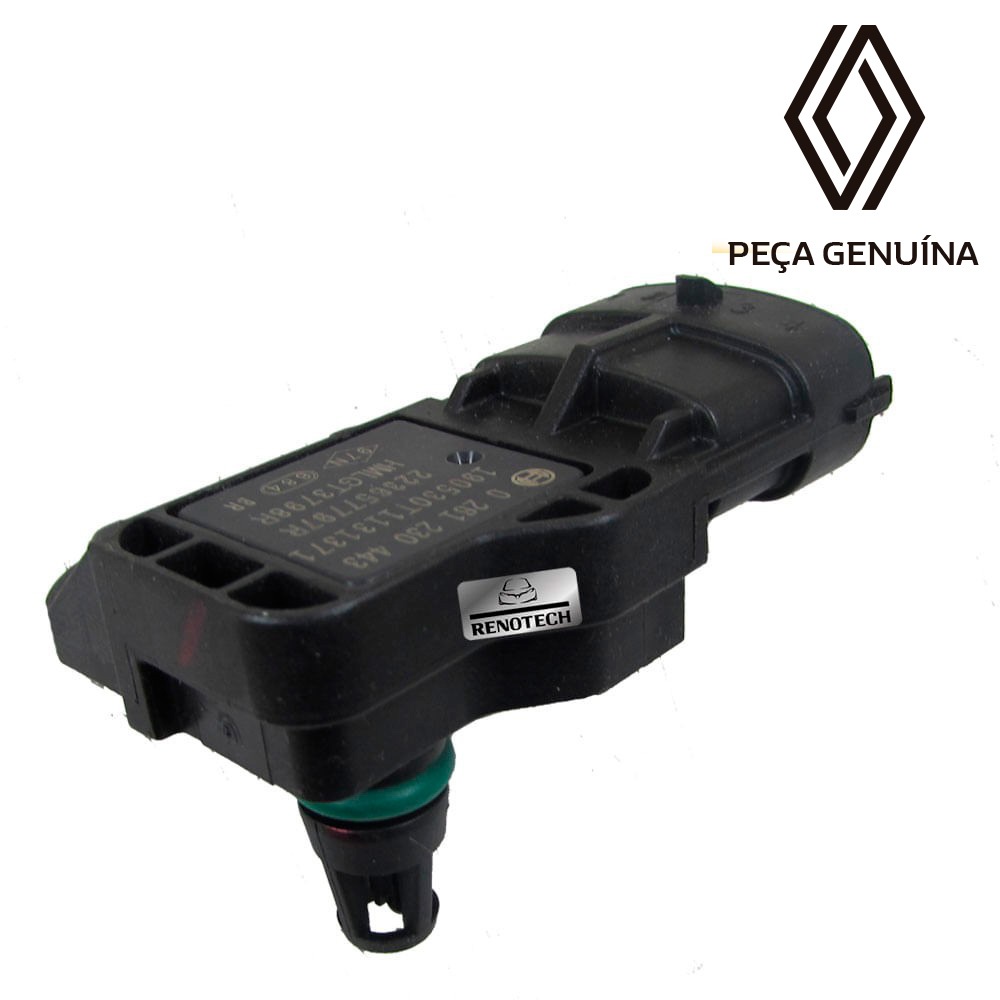 223657797R SENSOR MAP MOTOR 1.0 12V B4D DE 2016 EM DIANTE SANDERO II ...