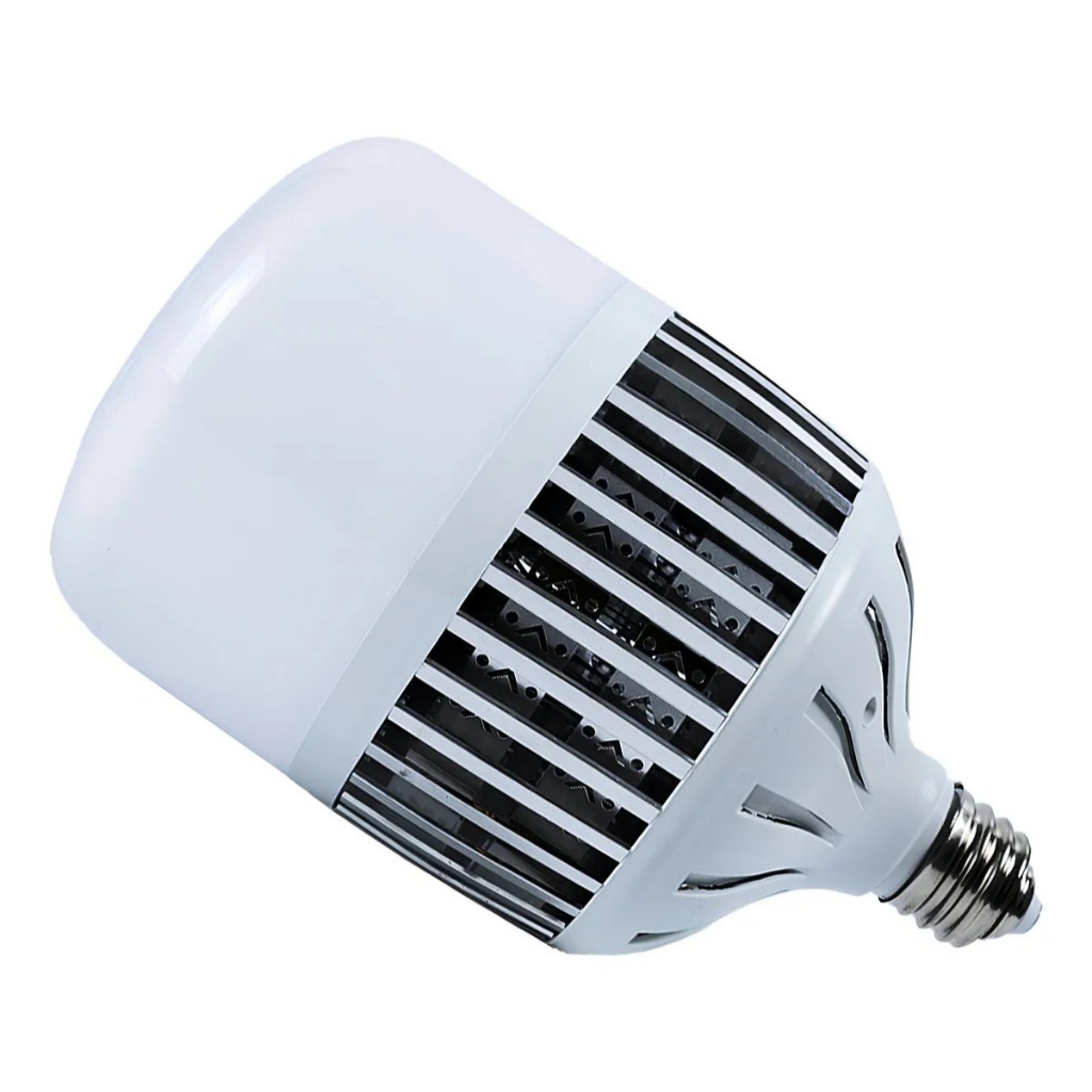 Lâmpada Led Bulbo 80W 100W Alta Potência E27 E40 Luz Branco-frio 110V ...