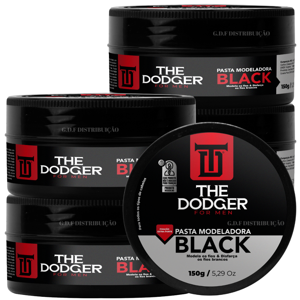 Pasta Modeladora Black The Dodger 150g Cabelo Preto | Shopee Brasil