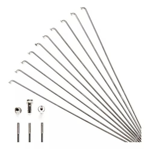 Kit 36 Raios Bicicleta Monark Aro 26 Caloi Poti Zincado ou Inox 2.5 x 275mm | Shopee Brasil