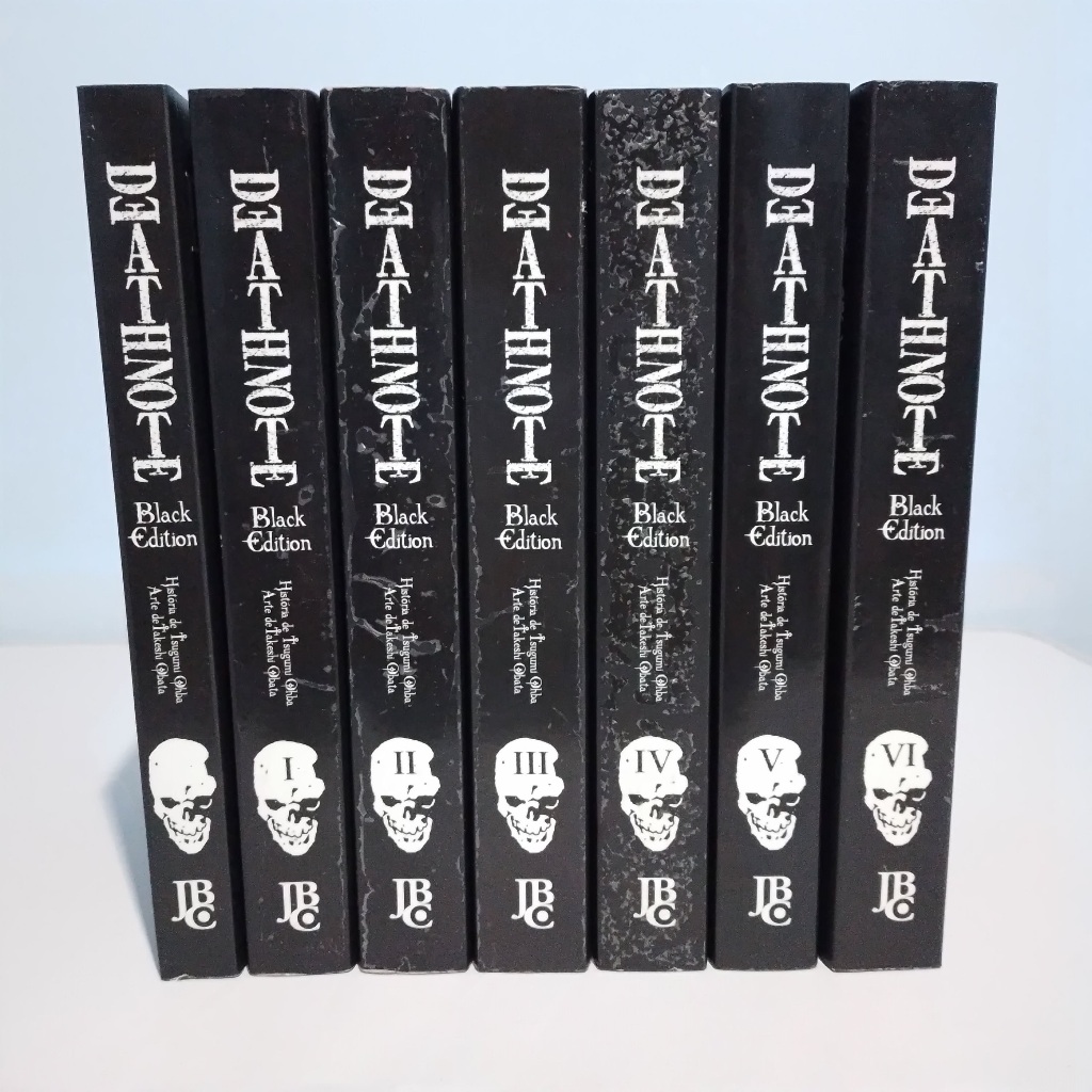 Coleção Mangás Death Note Black Edition (Volumes1 a 6) + How To Read ...