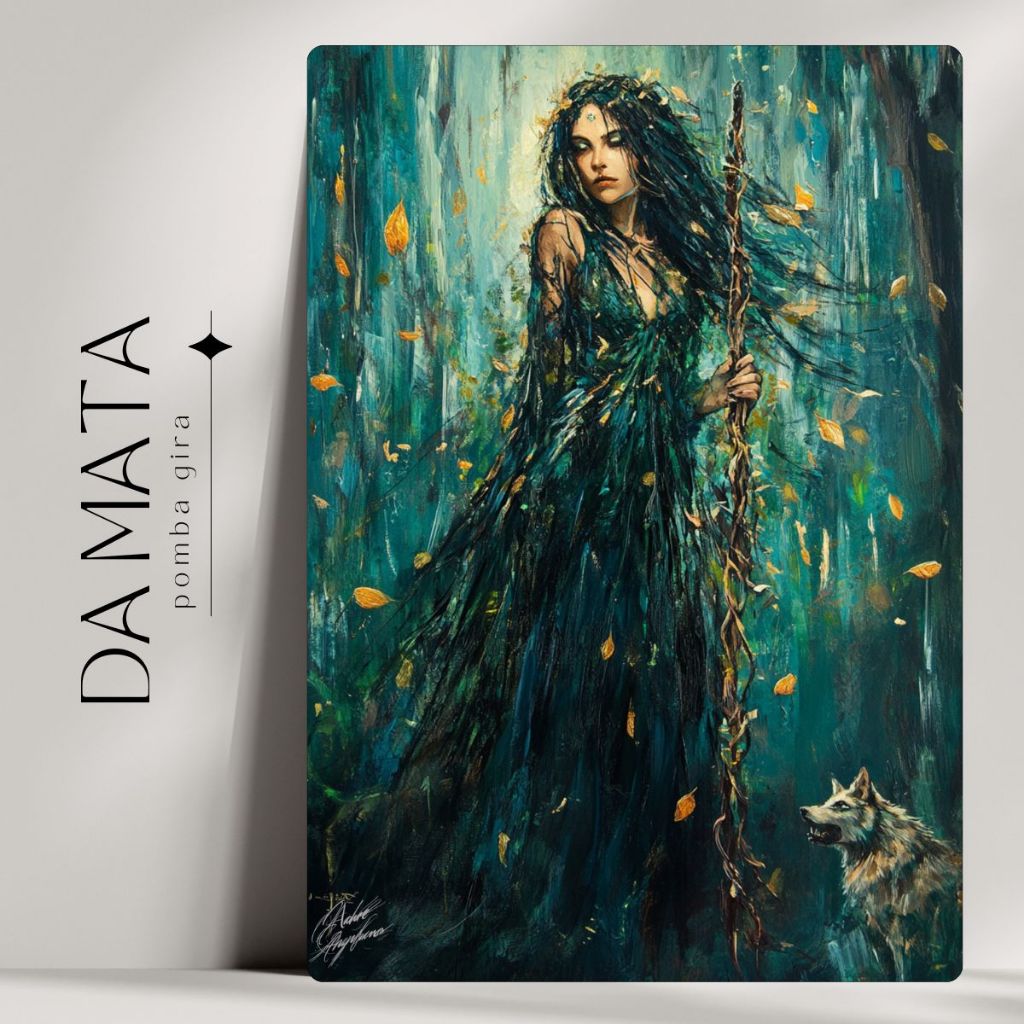 Pomba Gira da Mata - Quadro Decorativo - As Mais Cultuadas Umbanda ...