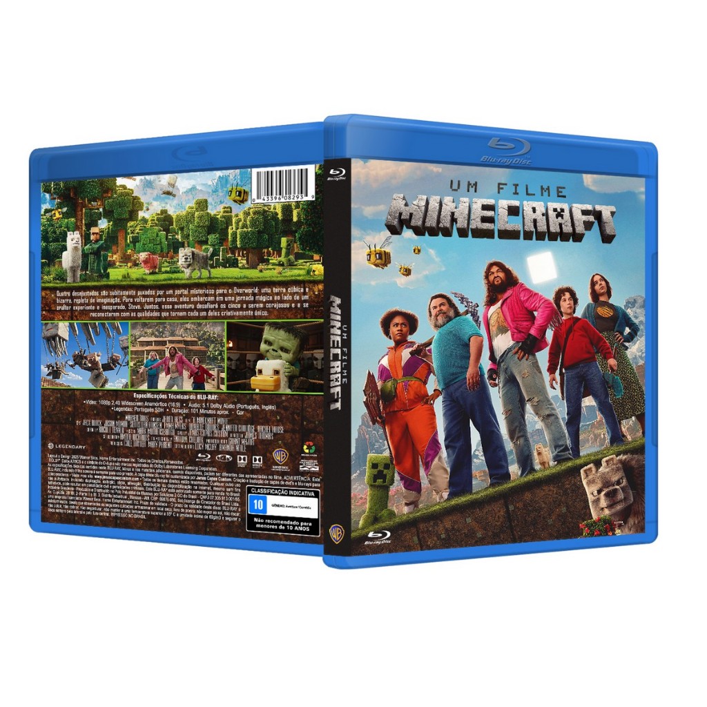 Blu-ray: Um Filme Minecraft DUB/LEG [PERSONALIZADO] | Shopee Brasil