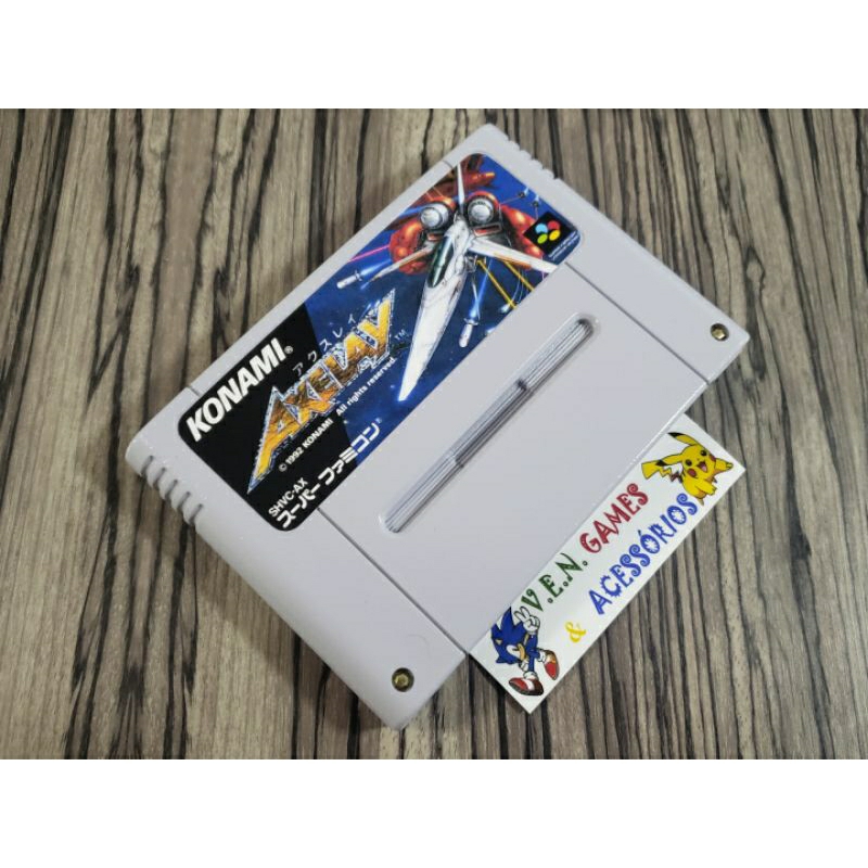 AXELAY P/ SUPER FAMICOM + GARANTIA! | Shopee Brasil