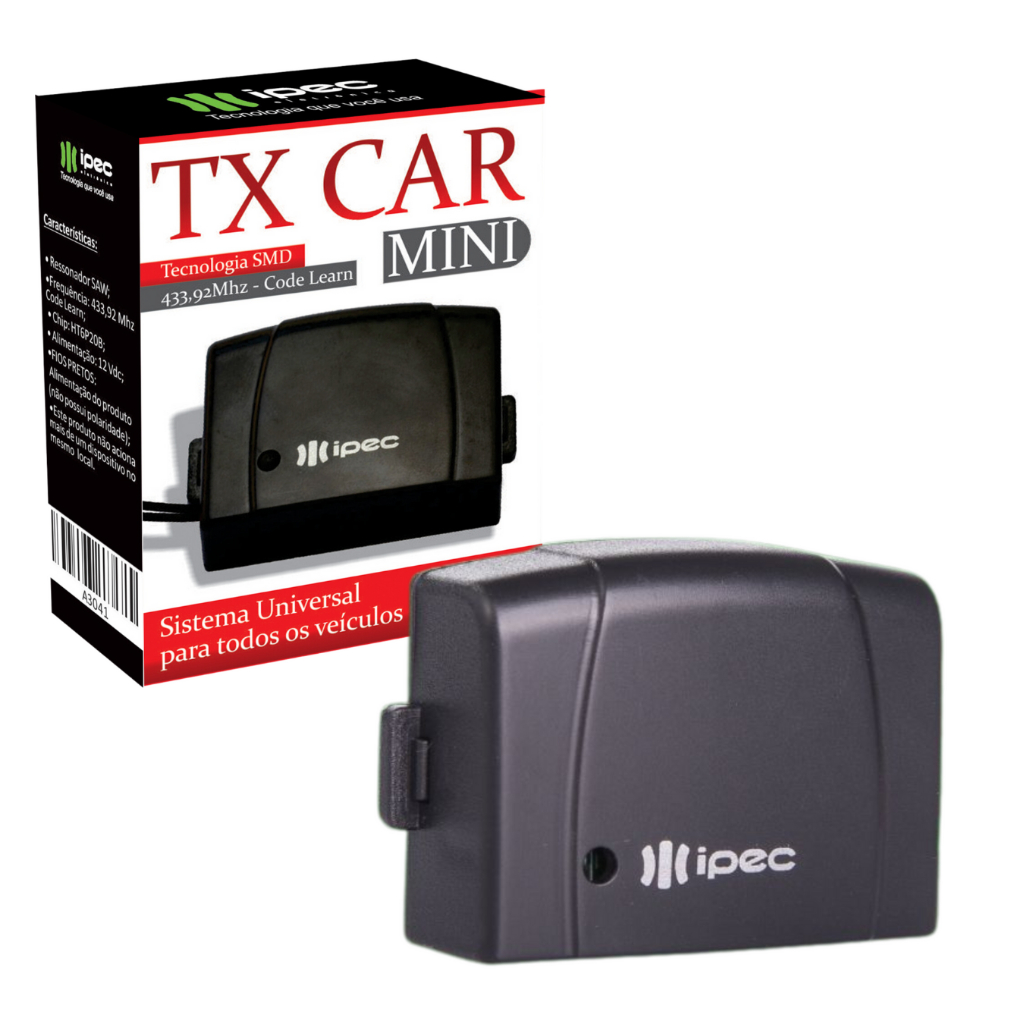 Controle Remoto Carro Farol alto Tx Car Mini 433,92 Mhz Ipec Code Learn ...