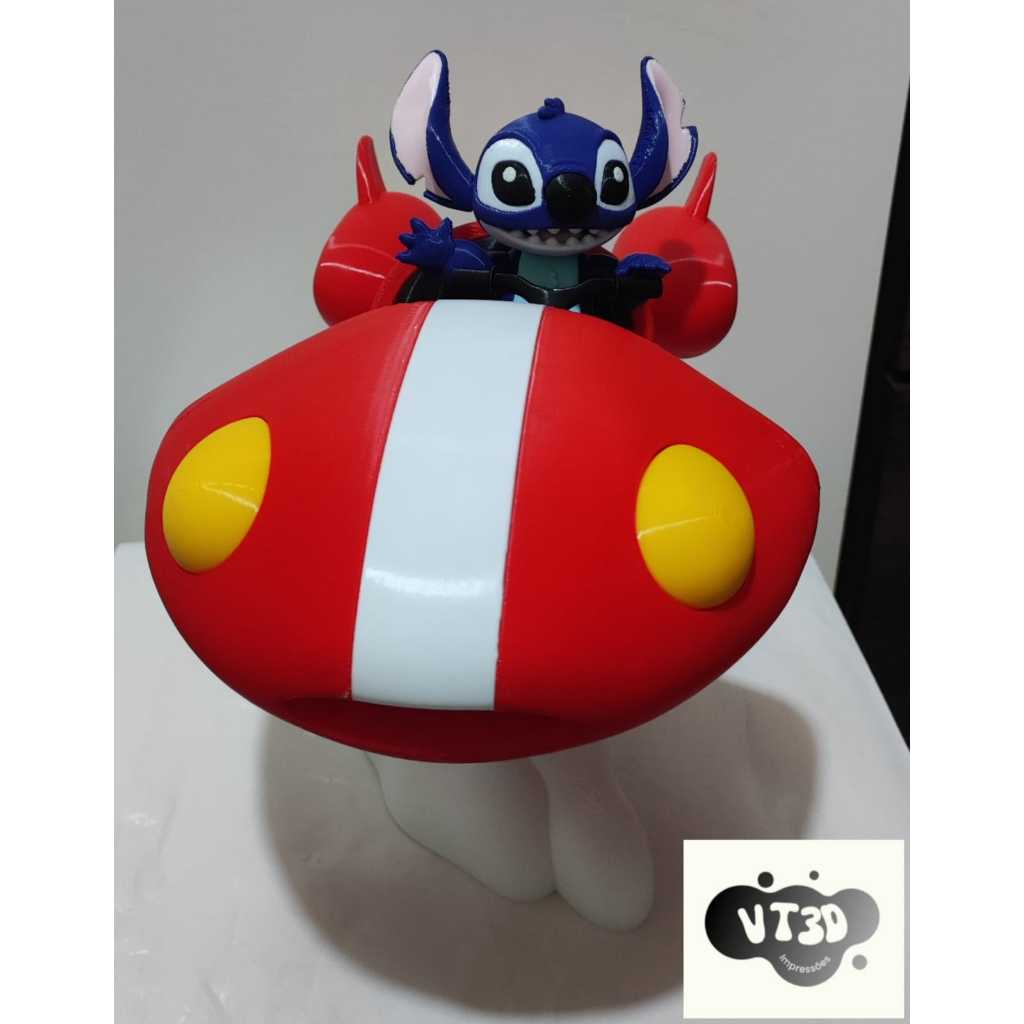 Lilo & Stitch e sua nave espacial - filme Disney - 3D | Shopee Brasil