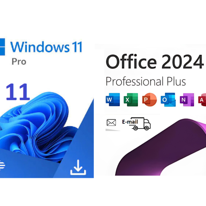 Cartão Físico com Chaves Windows 11 Pro + Pacote Office 2024 Vitalício [Produto Físico] | Shopee ...