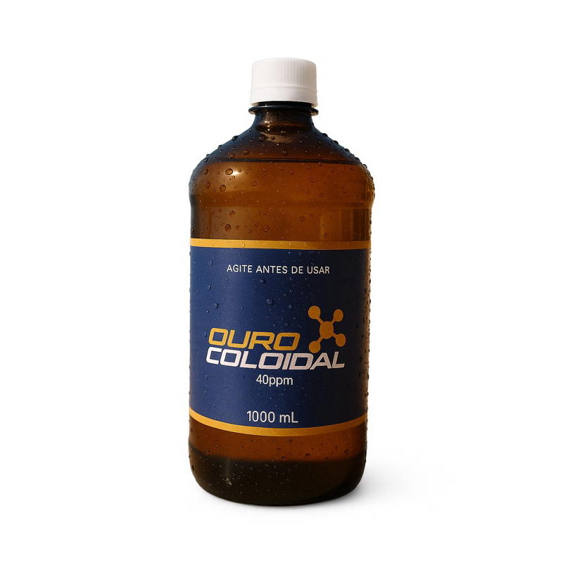 Ouro Coloidal 40PPM itajipora 1 Litro | Shopee Brasil