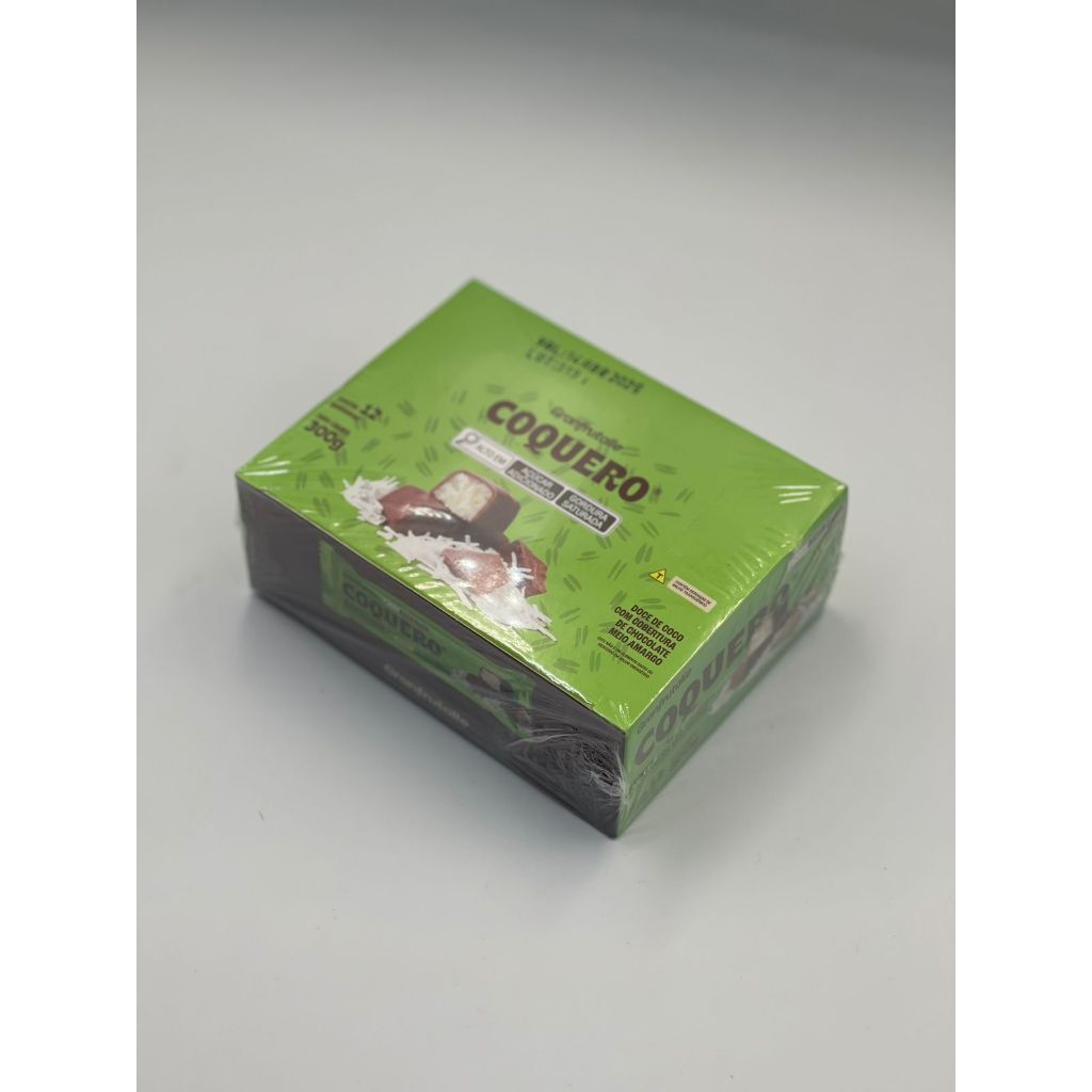 Doce Coquero marca Granfrutalle massa de coco com cobertura de ...