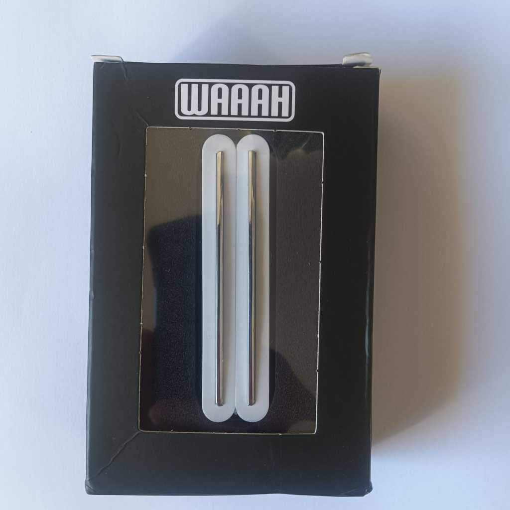Captador Waaah Ponte 13.2K Dual hot rail Alnico 5 Littlebucker Mini-humbucker Branco | Shopee Brasil