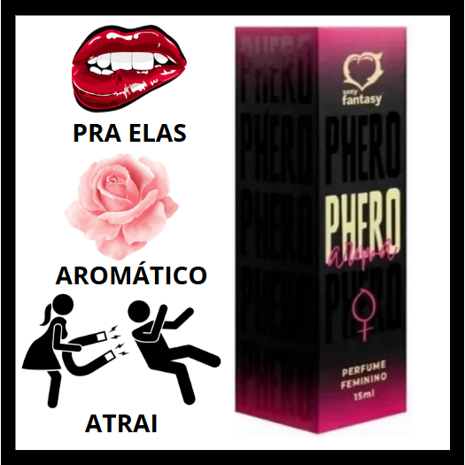 Perfume Feminino Feromonio Phero Atração SexyFantasy | Shopee Brasil