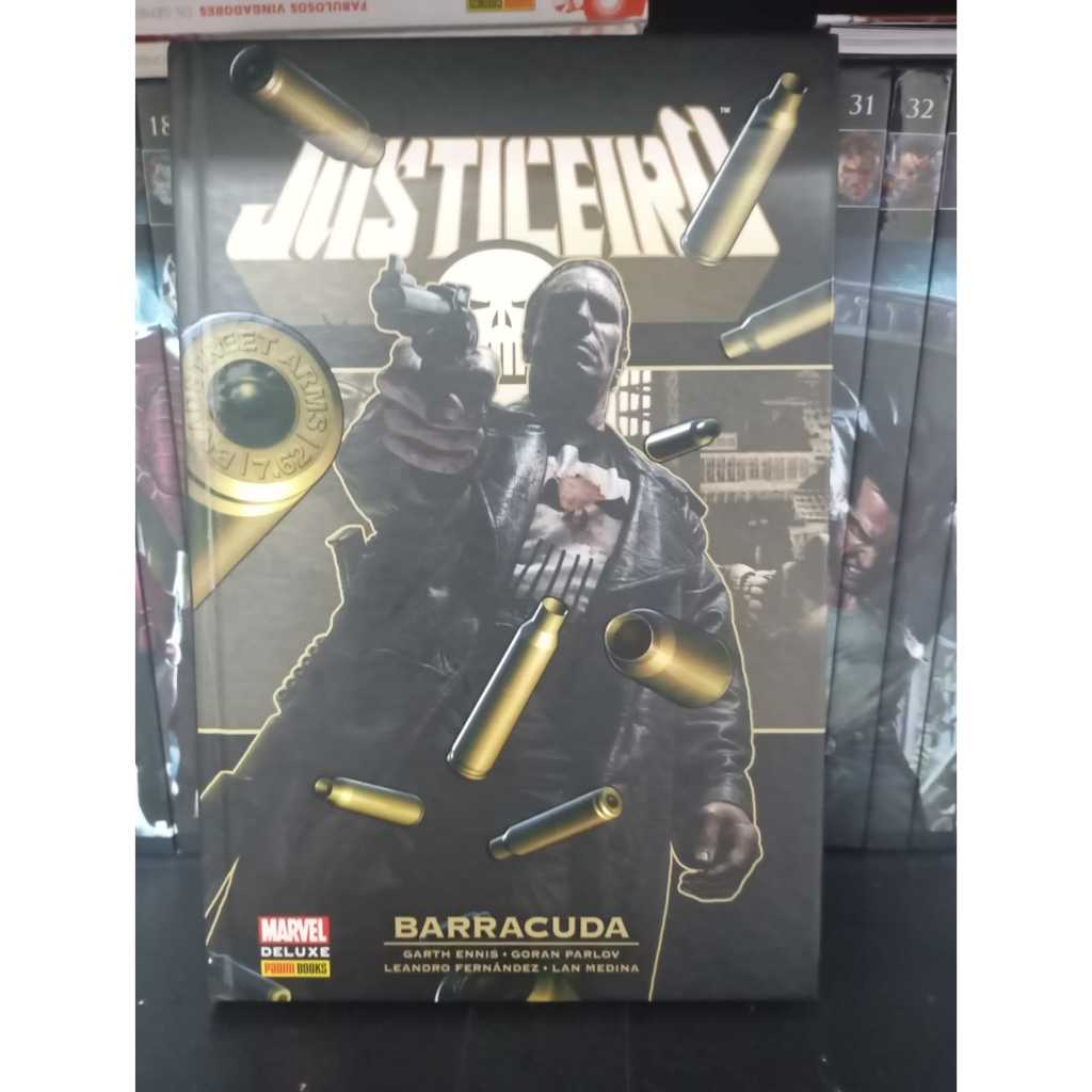 HQ MARVEL DELUXE JUSTICEIRO MAX VOLUME 3 BARRACUDA | Shopee Brasil