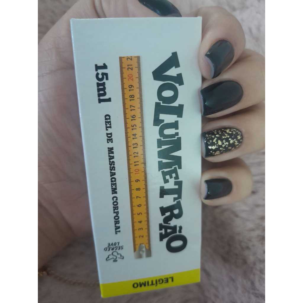 Volumetrão Gel Vasodilatador Sensação De Aumento Peniano 15Ml Segred ...