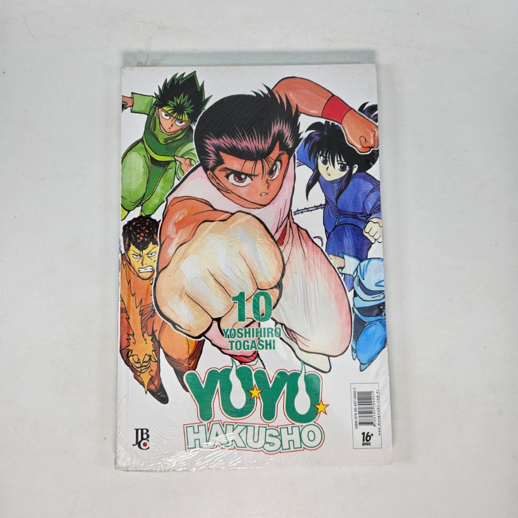 Mangá Novo Lacrado – Yu Yu Hakusho Vol. 10 – Yoshihiro Togashi | Shopee Brasil