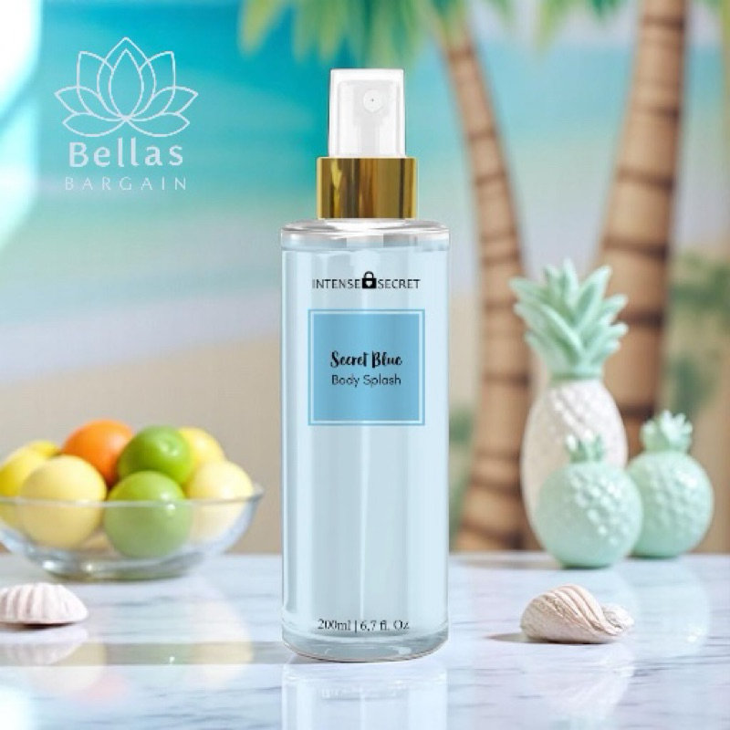 Body Splash Secret Blue 200ml Intense Secret | Shopee Brasil