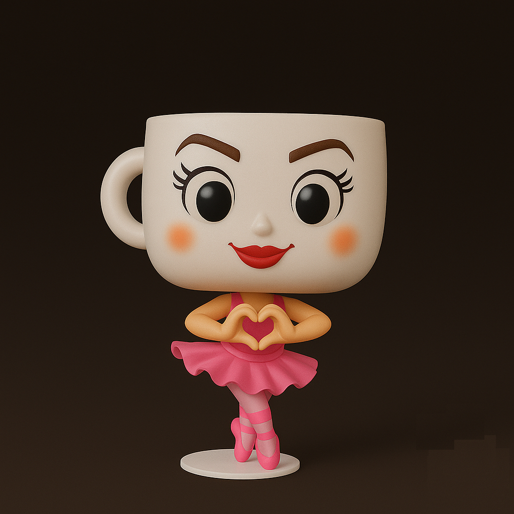 Brinquedo Ballerina Cappuccina Meme Brainrot - Cute Cappuccina ...