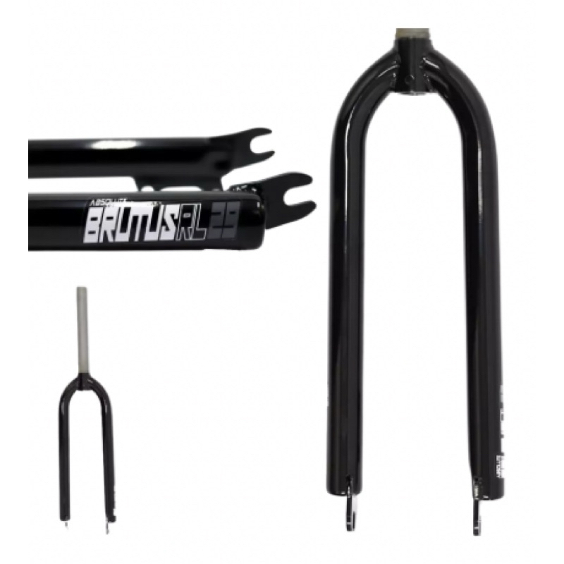 Garfo Aro 26 e 29 Rigido Absolute Brutus Rl Grau Wheeling C Suporte Freio Disco Gios Viking ...