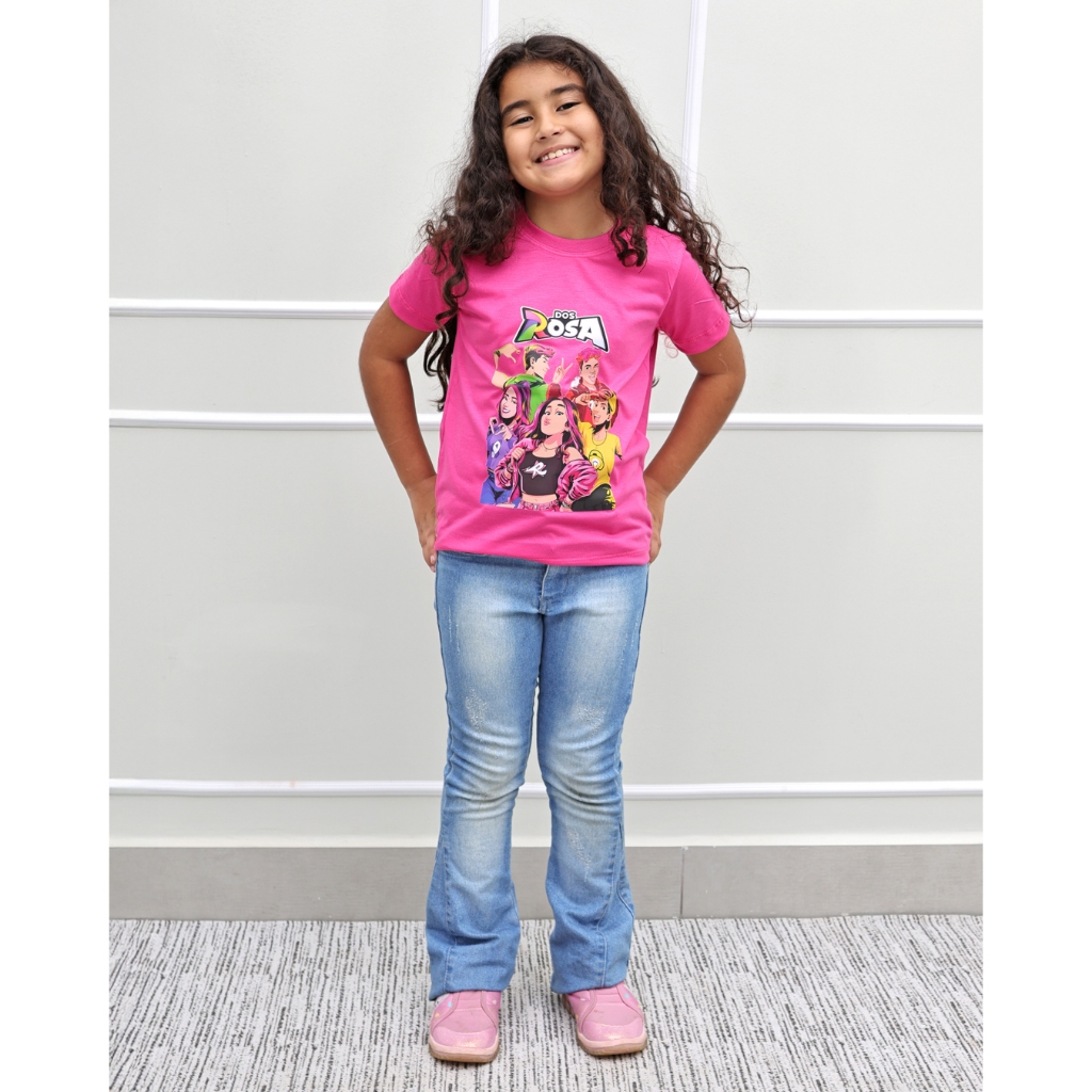 Camiseta Emilly Vick Youtuber Turma Dos Rosas Infantil Menina | Shopee ...