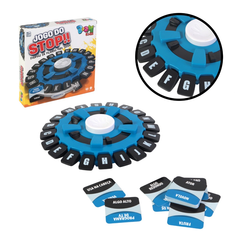 Jogo do Stop em PORTUGUÊS com Temporizador Moderno Tapple Jogo de ...