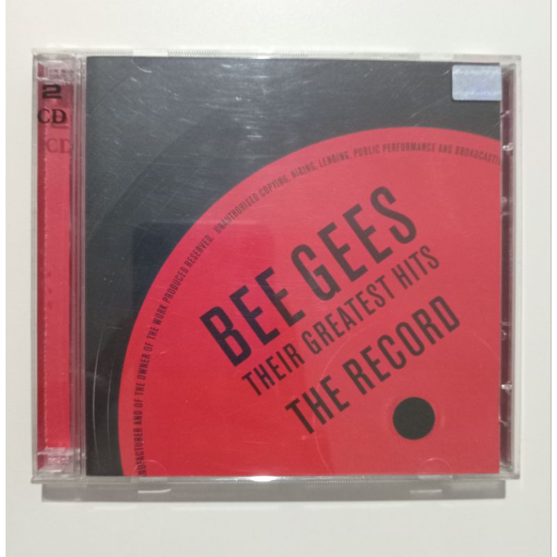 Cd duplo Bee Gees their greatest hits the Record original | Shopee Brasil