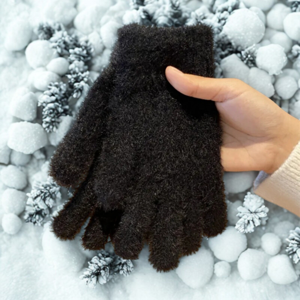 Luva Feminina Felpuda Térmica Inverno 2025 – Super Quentinha e Macia ...