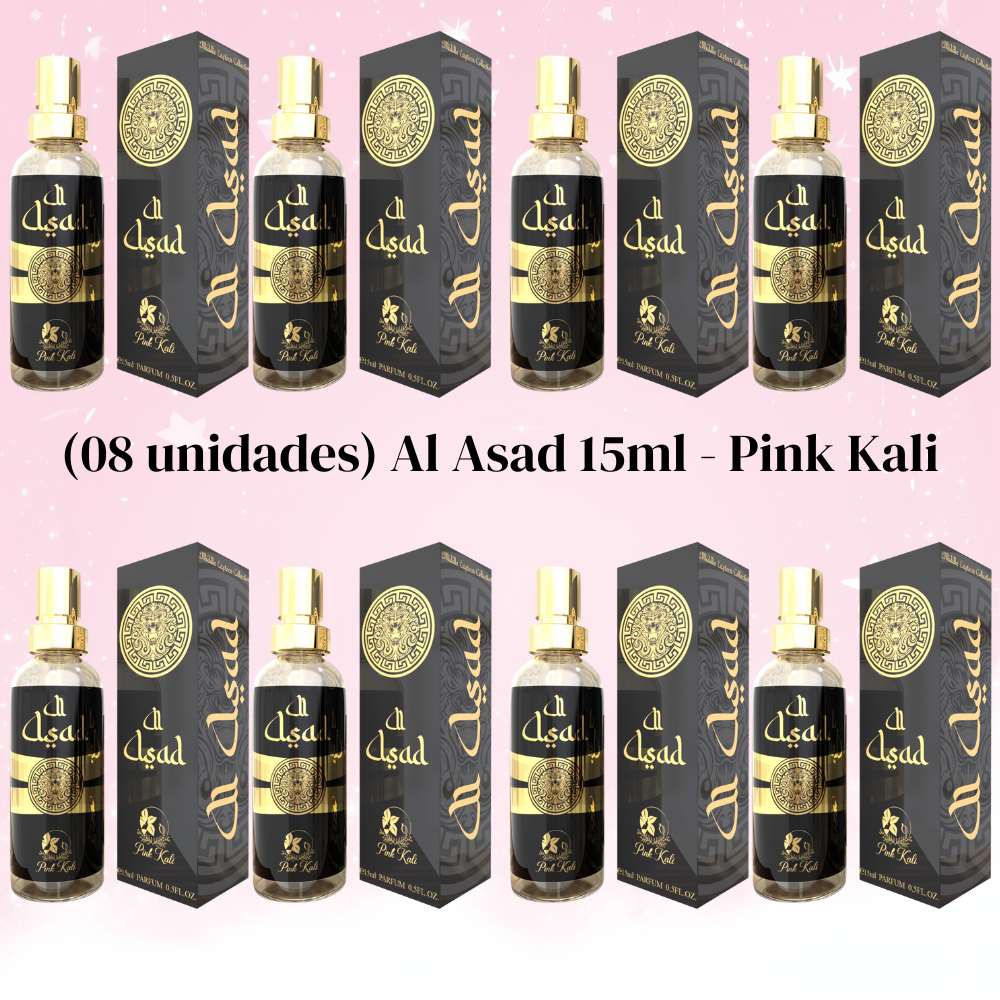Kit (08 Unidades) Al Asad 15ml Pink Kali Perfume arabe masculino ...