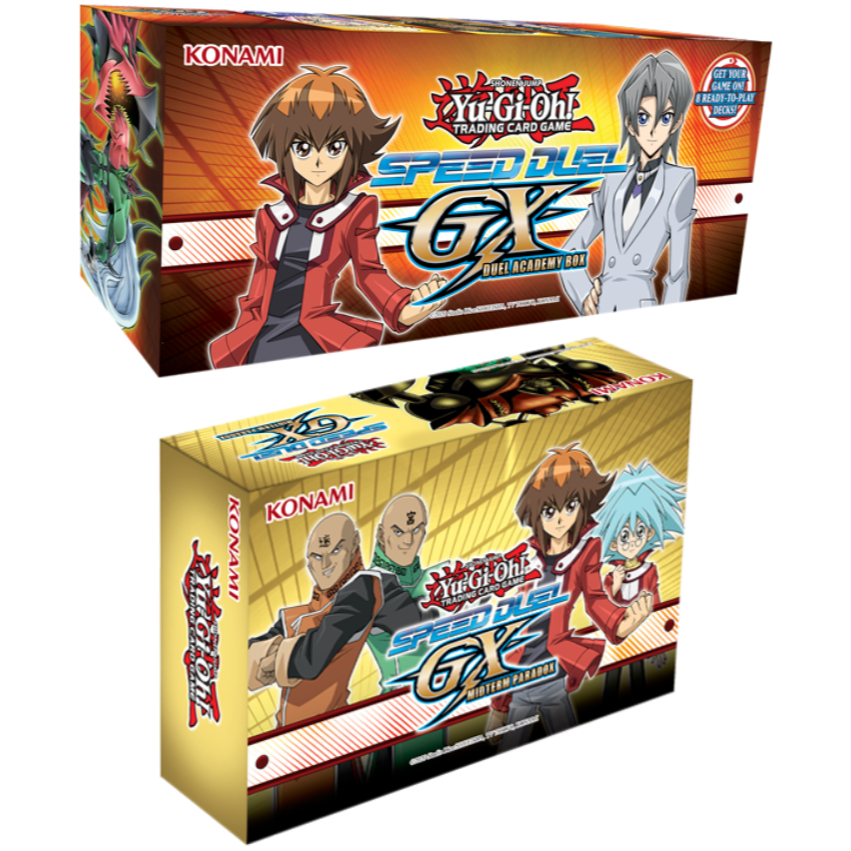 COMBO! Yugioh Speed Duel Gx Duel Academy Box + Midterm Paradox Mini Box ...