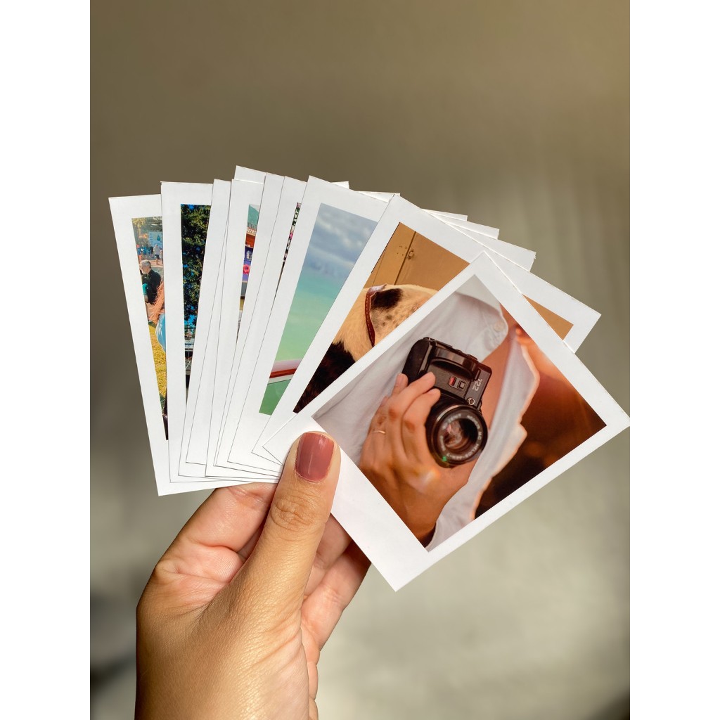 Mini Fotos Estilo Polaroid Presente Tam 8x10cm | Shopee Brasil