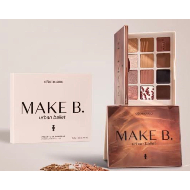 Paleta de Sombras Make B. Urban Ballet 14,4g O Boticário | Shopee Brasil
