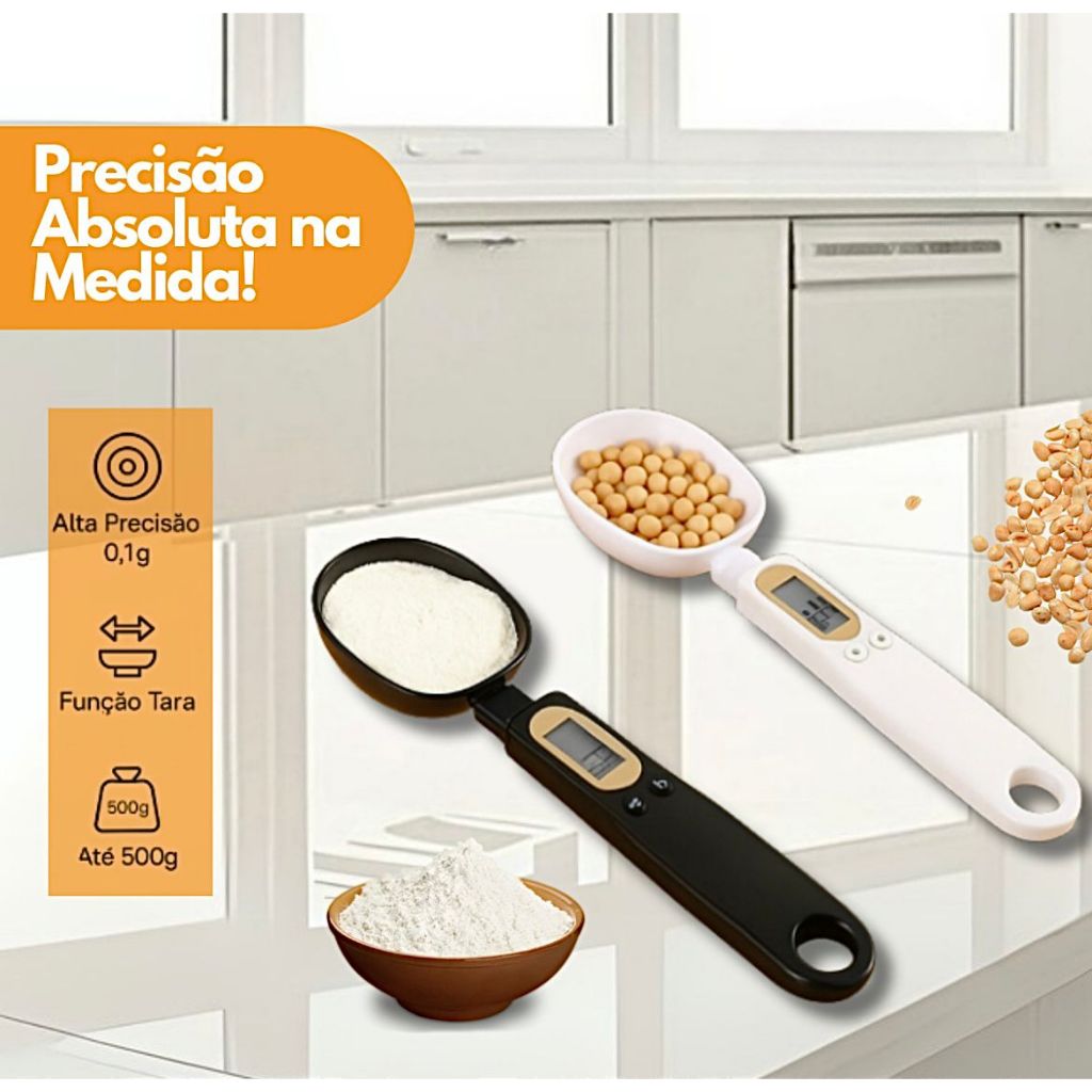 Colher de Medida Com Balança Digital - Sortida | Shopee Brasil