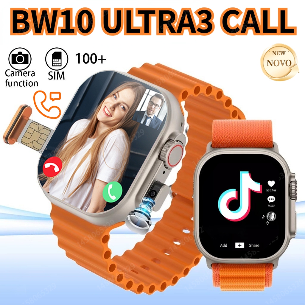 【5G SIM Card 4+ 64GB】Smartwatch 5G+ BW10 Ultra3 CALL Chip, 2gb Ram ...