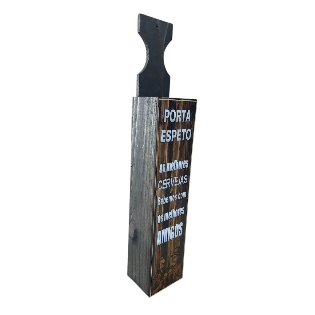 porta espetos em pinus adesivado 69X12,5 cm bar churrasco area gourmet ...