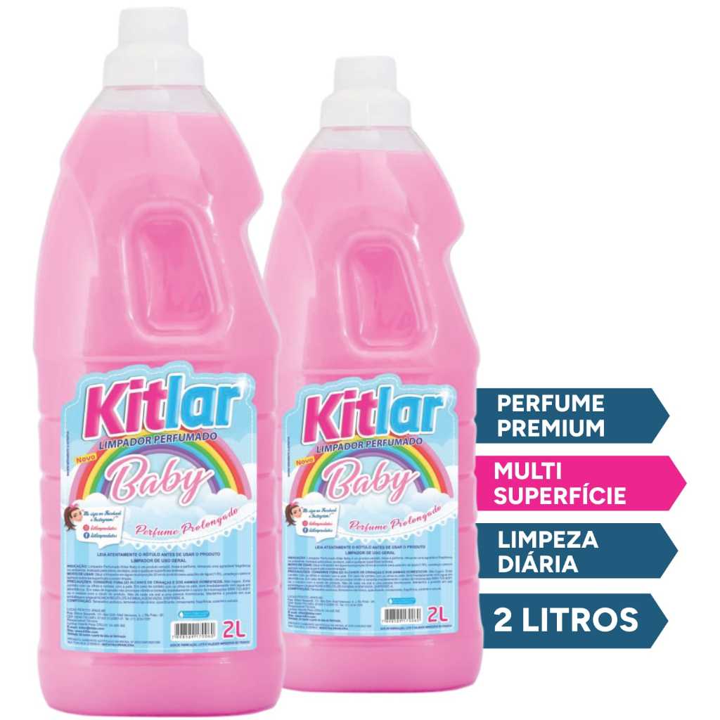 Limpador Perfumado Baby Kitlar 2L | Shopee Brasil