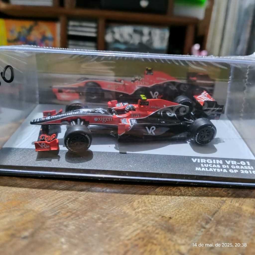 Coleção Fórmula 1, Virgin VR-01 Lucas Di Grassi. | Shopee Brasil