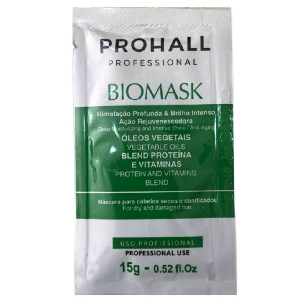 Dose Concentrada Prohall Máscara Biomask 15g | Shopee Brasil