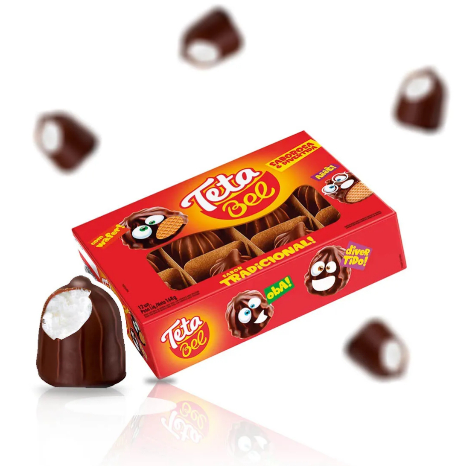 Teta de Nega - TetaBel Ao Leite Tradicional 12 Unidades. - Envio ...