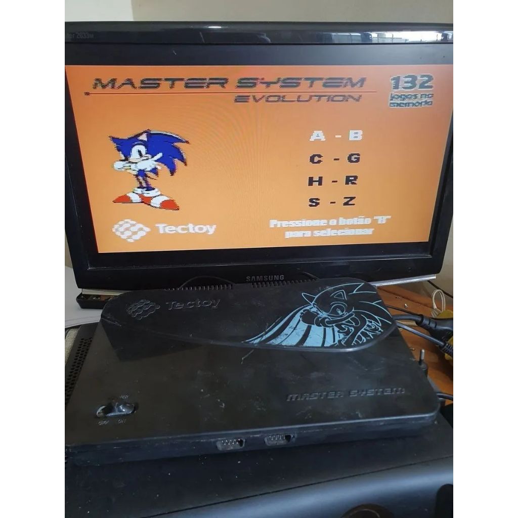Master System Evolution Somente O Console Funcionando 100% A3 | Shopee Brasil